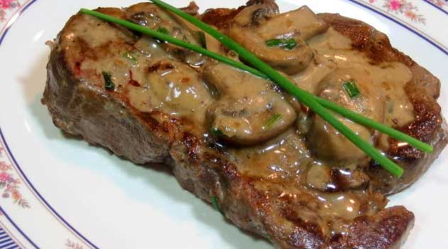 Classic French Flambe Steak Diane Recipe - Flavorite