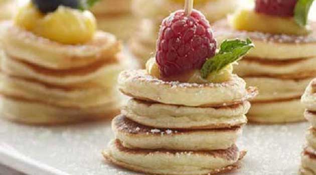 Mini Pancake Stacks Recipe - Flavorite