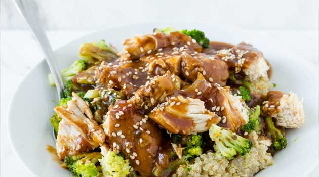 Slow Cooker Sesame Garlic Chicken Recipe - Flavorite