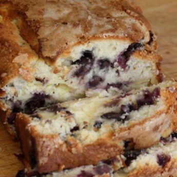 Blueberry Cream Cheese Bread Recipe - Flavorite