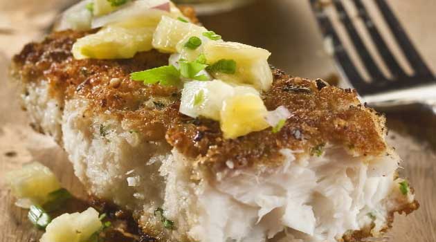 Macadamia Coconut Crusted Fish Recipe - Flavorite