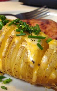 Cheesy Fan Potatoes Recipe - Flavorite
