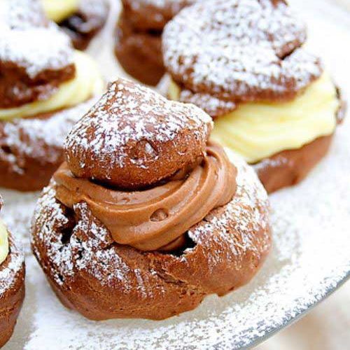 Chocolate Cream Puffs Recipe - Flavorite