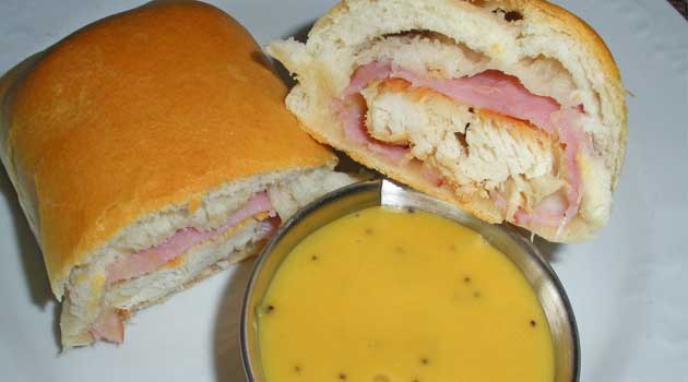 Malibu Chicken Bundles with Sunburst Dipping Sauce Recipe - Flavorite