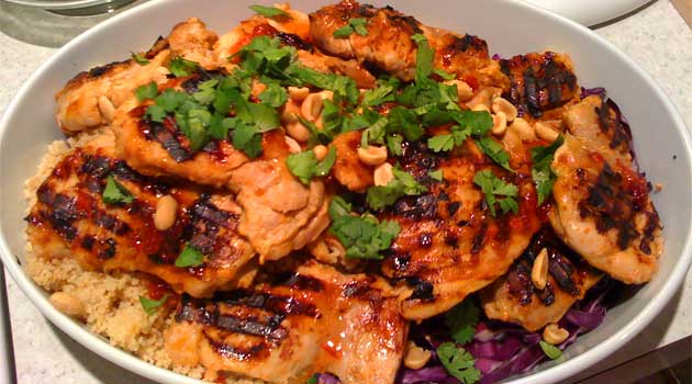 Thai-Spicy Tangy Chicken Recipe - Flavorite