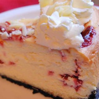 Copycat Cheesecake Factory White Chocolate Raspberry Truffle Cheesecake ...